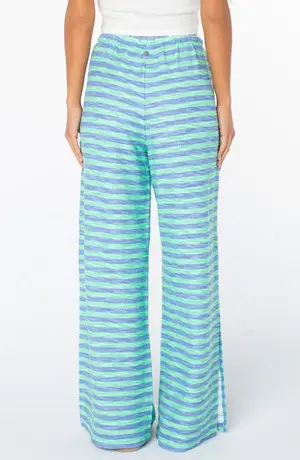 Roxy Beach Breeze Stripe Drawstring Pants - Spring Bud