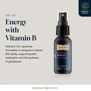 QUICKSILVER SCIENTIFIC Methyl B12 Methylcobalamin Vitamin Supplement
