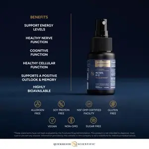 QUICKSILVER SCIENTIFIC Methyl B12 Methylcobalamin Vitamin Supplement