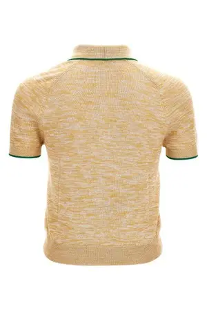 Versace Greca Silk Polo-sweater