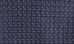 Canali Metallic Silk Jacquard Neck Tie - Navy