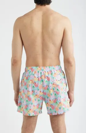 BOARDIES Printed Swim Trunks - Multi