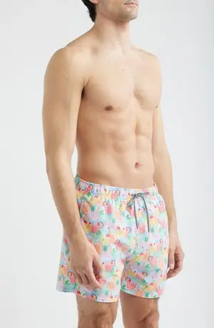 BOARDIES Printed Swim Trunks - Multi