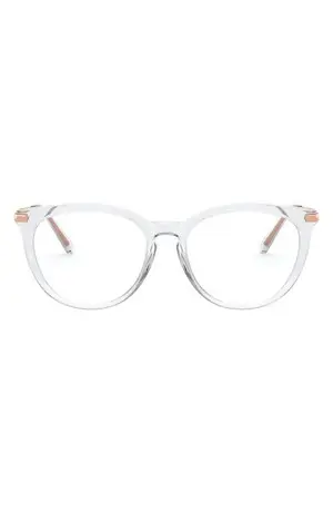 Michael Kors 51mm Full Rim Square Eyeglasses - Clear