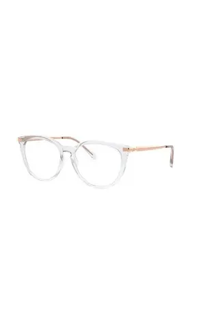 Michael Kors 51mm Full Rim Square Eyeglasses - Transparent