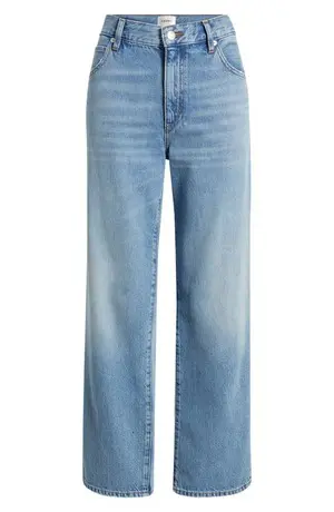 FRAME The Off Duty Hang Ankle Straight Leg Jeans - Frey