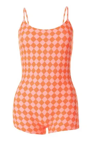 MAAJI Sunset Grid Haze One-piece Swimsuit