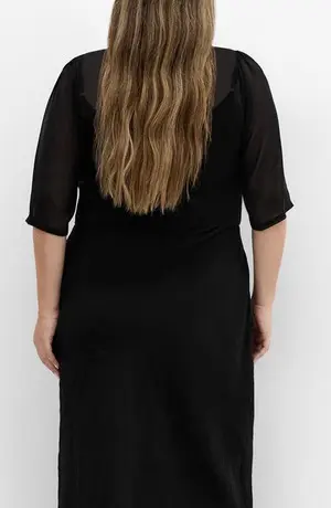 City Chic Chiffon Shrug