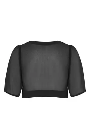 City Chic Chiffon Shrug