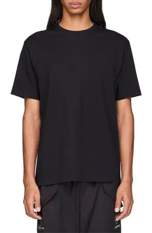 Y3 F1 Logo Cotton Graphic T-shirt
