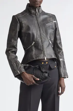 Alexander McQueen Manta Clutch - Black/silver