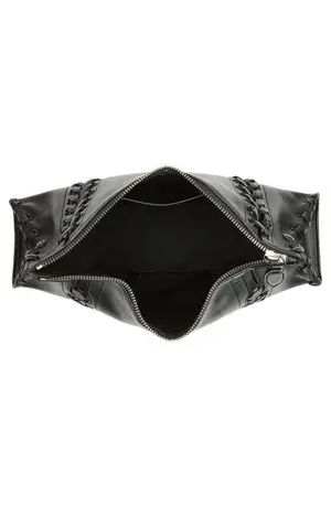 Alexander McQueen Manta Clutch - Black/silver