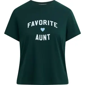 FAVORITE DAUGHTER The Favorite Aunt T-shirt - Forest/sugar