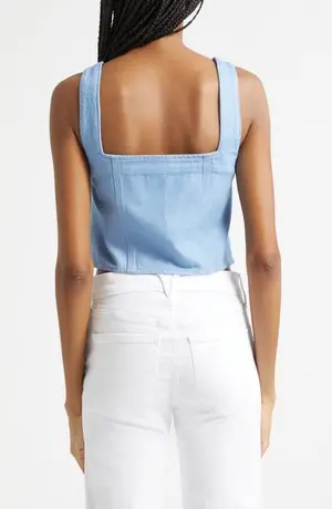 Veronica Beard Spensley Denim Top