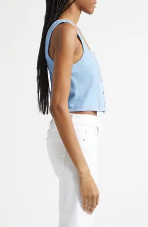 Veronica Beard Spensley Denim Top