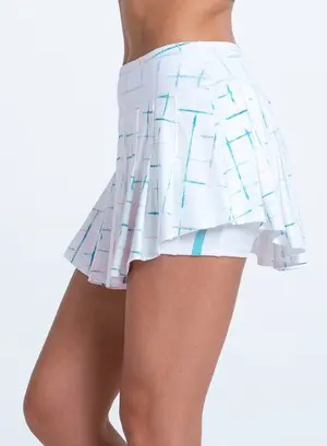Lucky In Love Printed High-low Skirt