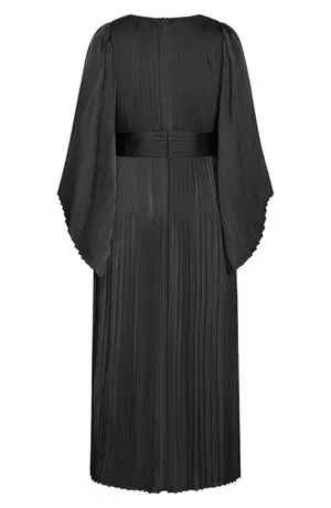 City Chic Carmina Long Sleeve Maxi Dress - Black