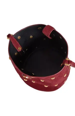 Rebecca Minkoff Small Leather Bucket Bag With Appliqués
