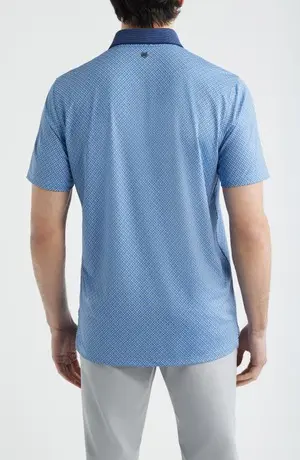 Greyson Shadow Wolf Performance Golf Polo - Falcon