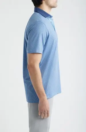 Greyson Shadow Wolf Performance Golf Polo - Falcon