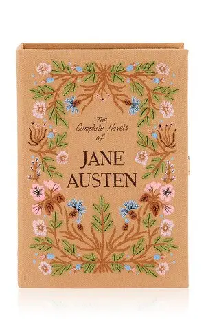 OLYMPIA LE-TAN The Complete Novels Of Jane Austen Clutch Tan