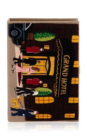 OLYMPIA LE-TAN Grand Hotel Clutch Black