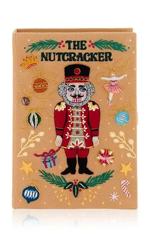 OLYMPIA LE-TAN The Nutcracker Clutch Tan