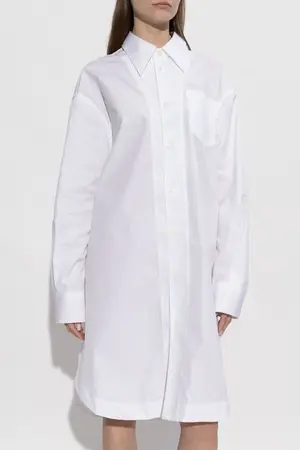 AMI Paris Oversized Shirt Dress