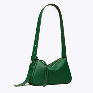 Tory Burch Small Leather Shoulder Bag Dark Kale