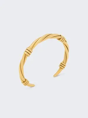 Saint Laurent Twist Cuff Bracelet