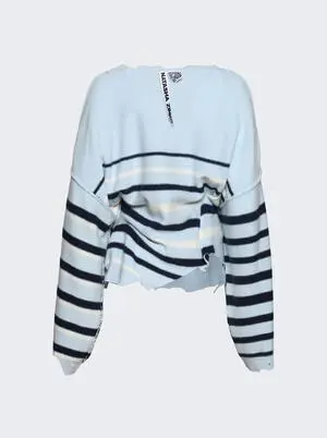 Natasha Zinko Striped Knitted Jumper