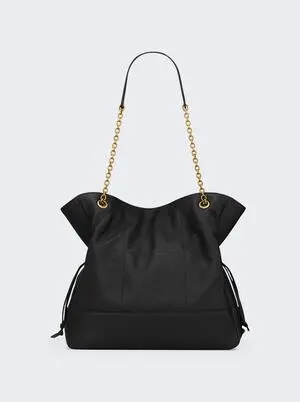 Saint Laurent Jamie Lambskin Shopping Bag - Black