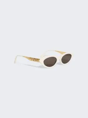 Fendi Graphy Cat-eye Sunglasses - Ivory