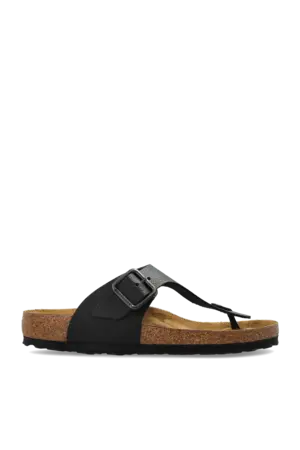 BIRKENSTOCK Ramses Wire Buckle Slides - Black