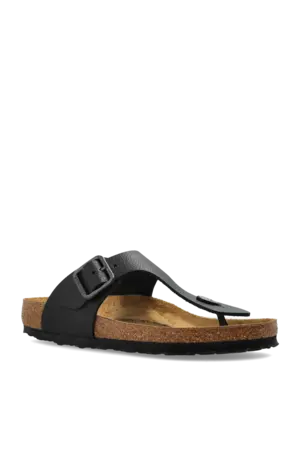 BIRKENSTOCK Ramses Wire Buckle Slides - Black