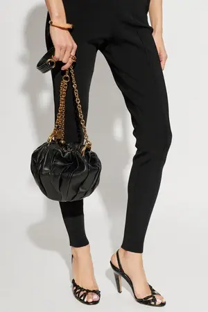Chloé Plissé Shoulder Bag - Black