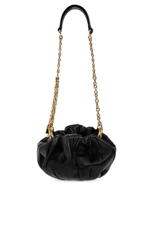 Chloé Plissé Shoulder Bag - Black