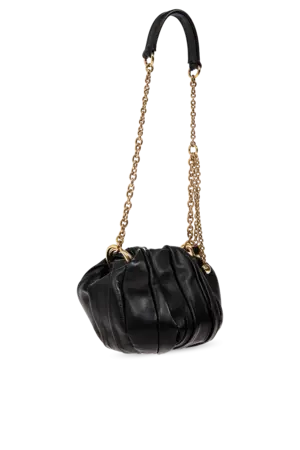 Chloé Plissé Shoulder Bag - Black