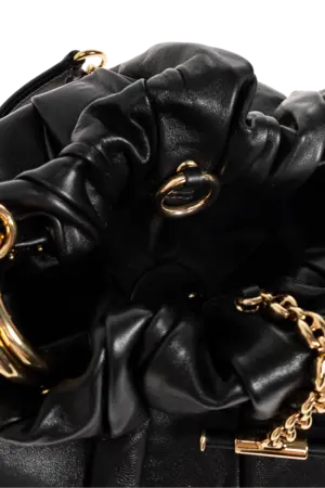 Chloé Plissé Shoulder Bag - Black