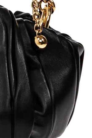 Chloé Plissé Shoulder Bag - Black
