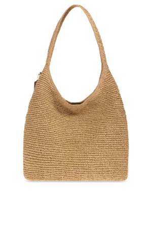 COACH Woven Shoulder Bag - Beige