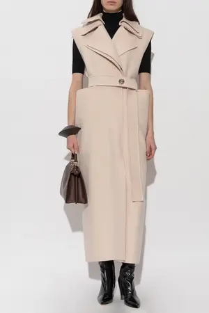 Sportmax Bosso Sleeveless Wool Coat