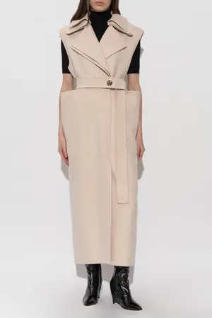 Sportmax Bosso Sleeveless Wool Coat