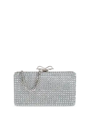 SELF-PORTRAIT Crystal Clutch - Light Blue