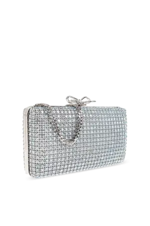 SELF-PORTRAIT Crystal Clutch - Light Blue