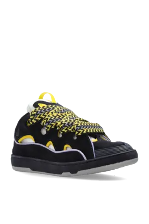 LANVIN Curb Low-top Sneakers - Navy Blue