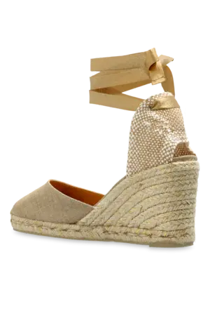 CastaÑer Carina Espadrille Wedges - Beige