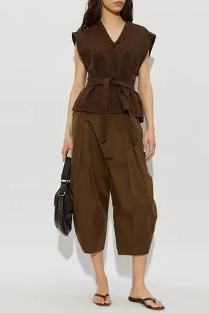 LEMAIRE Denim Top - Brown