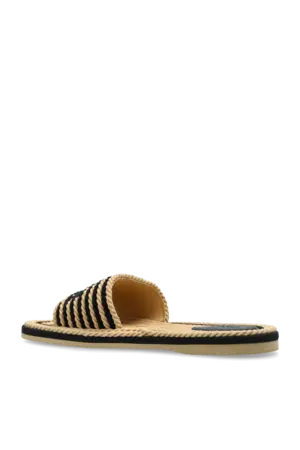 Chloé Sand Slides - Beige