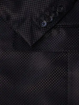 TOM FORD Double-breasted Silk-hopsack Blazer